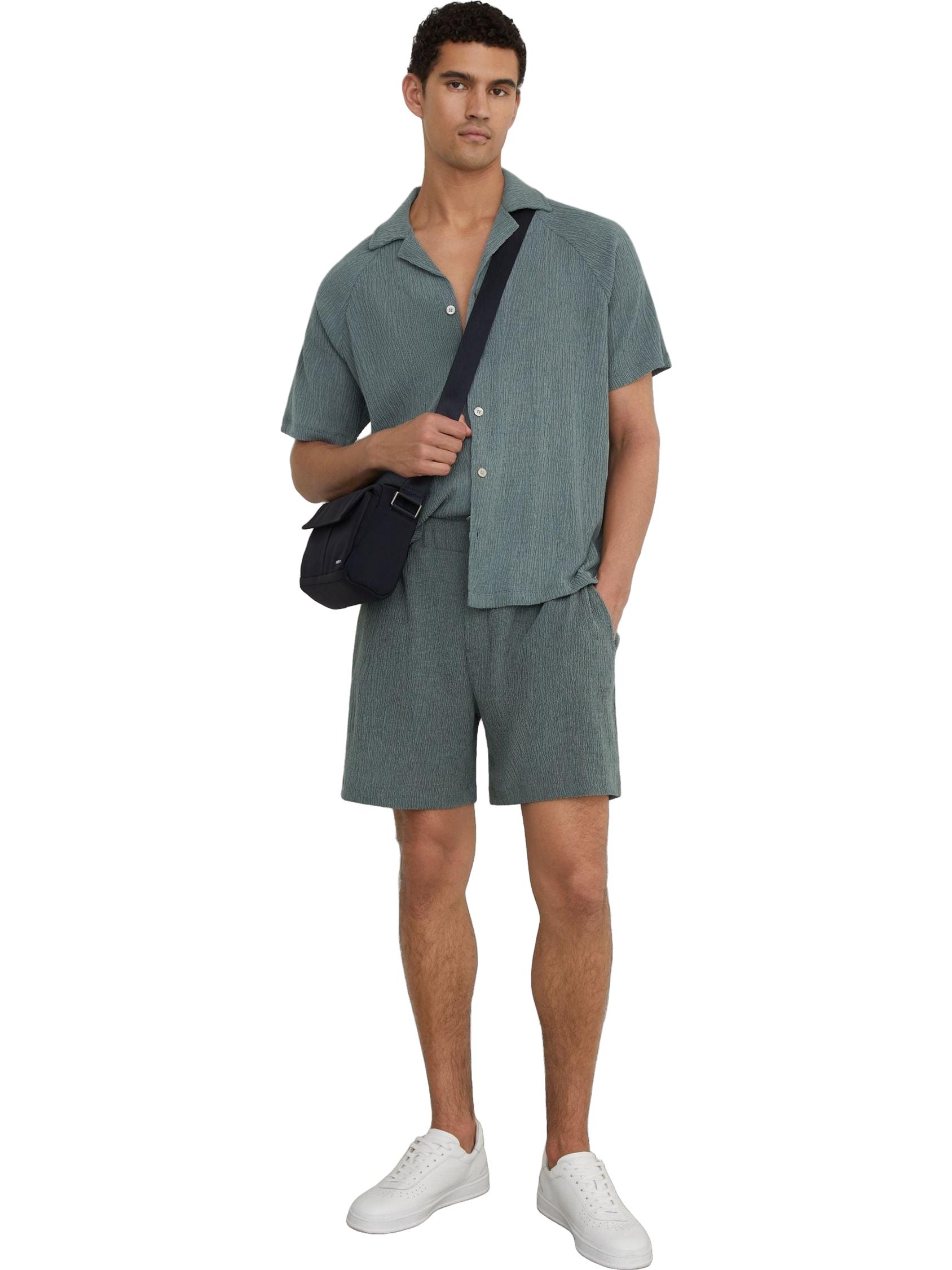 REISS Reiss Flint Textured Drawstring Shorts